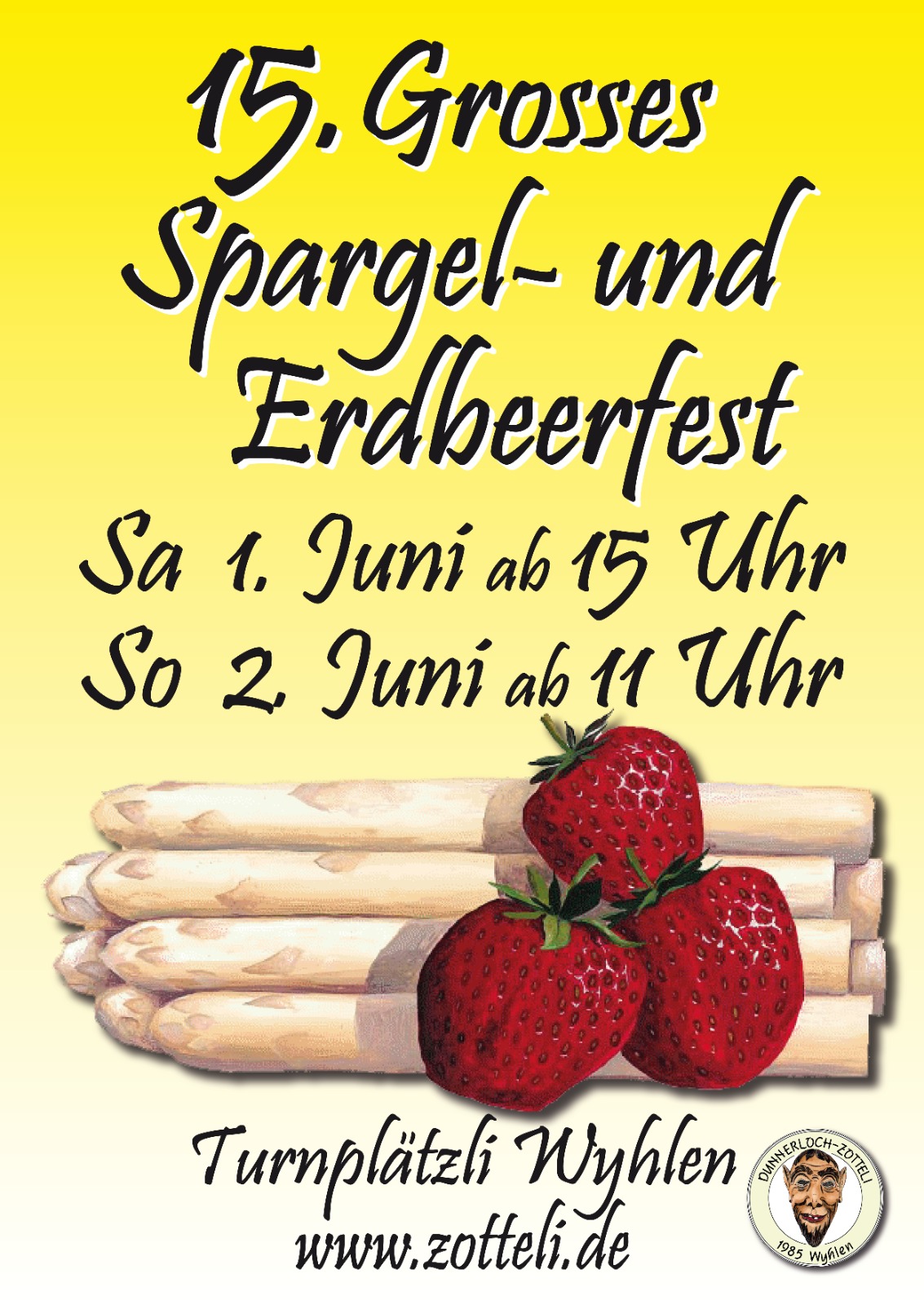 Spargelfest – Dunnerloch-Zotteli 1985 Wyhlen e.V.